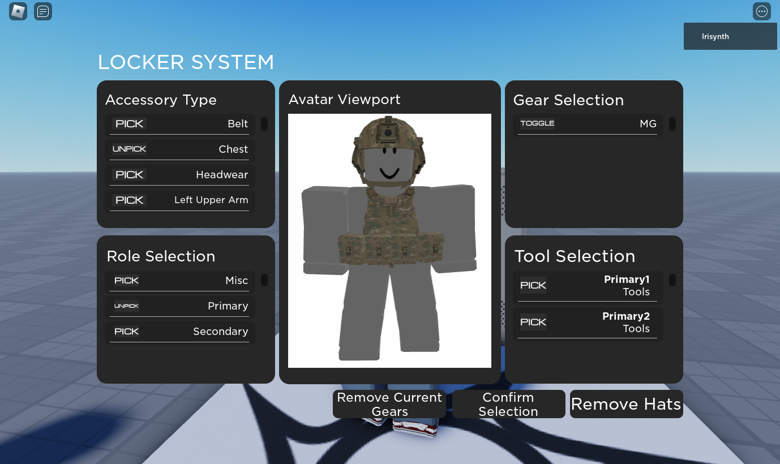 Locker System R15 and R6 Army Military Civilian – Clearly Development