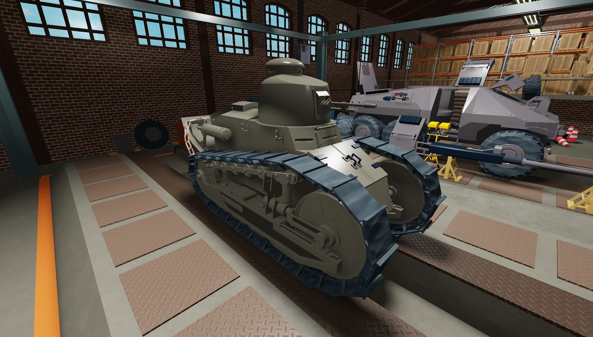 TANK / MILSIM / WW1 – French Renault FT-17 Light Tank – Clearly Development