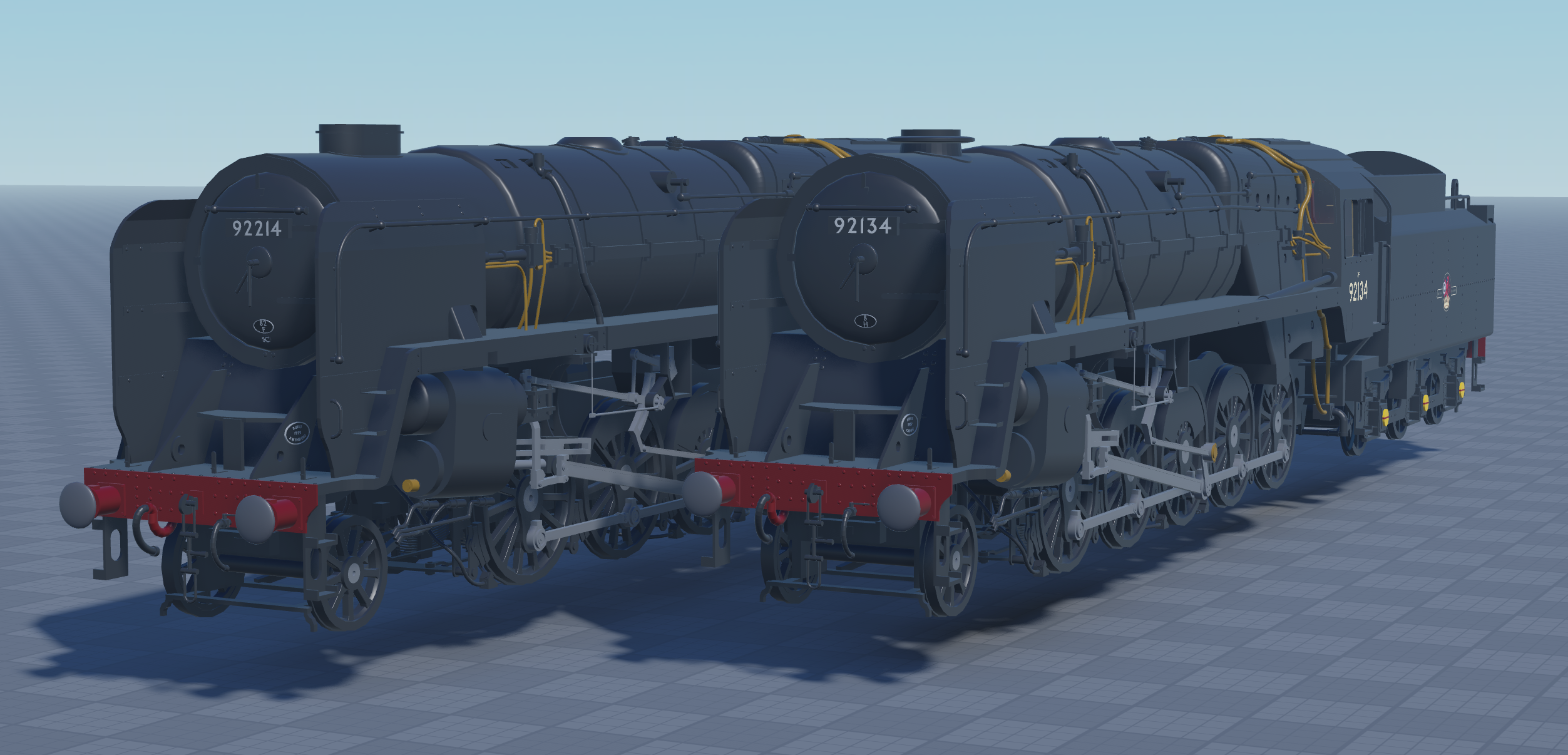 British Railway Class 9F 2-10-0 Steam Locomotive – Clearly Development