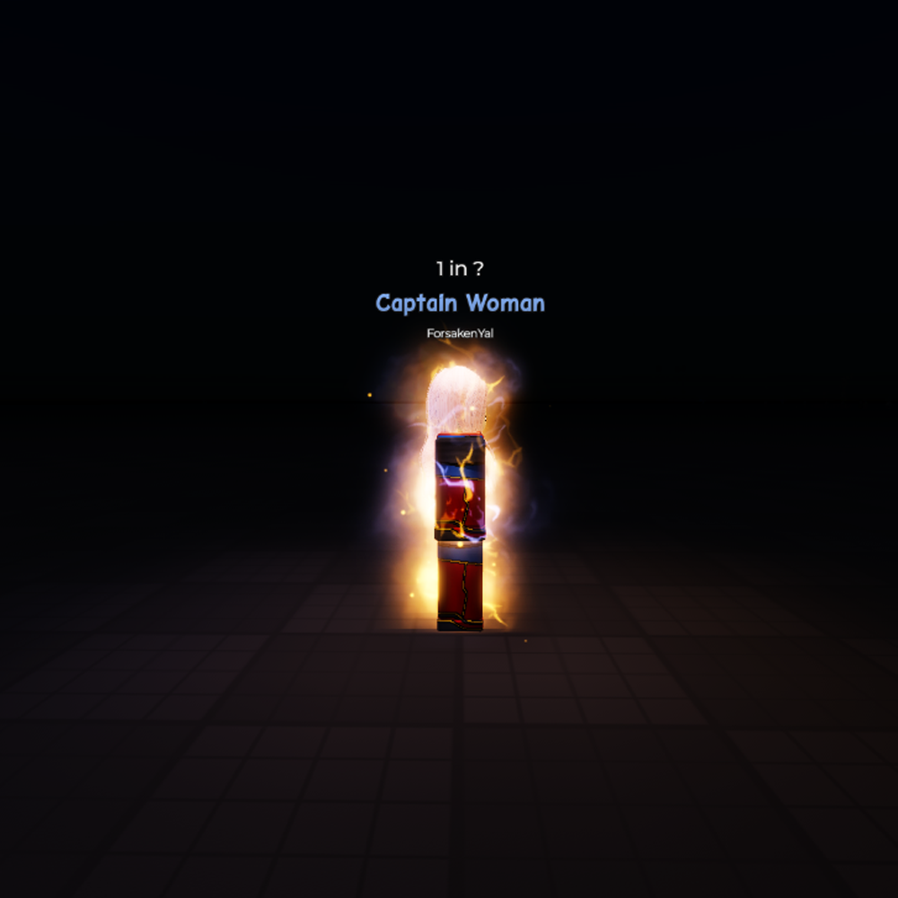 Roblox Captain Woman – Costume Aura (RNG game assets) – Clearly Development