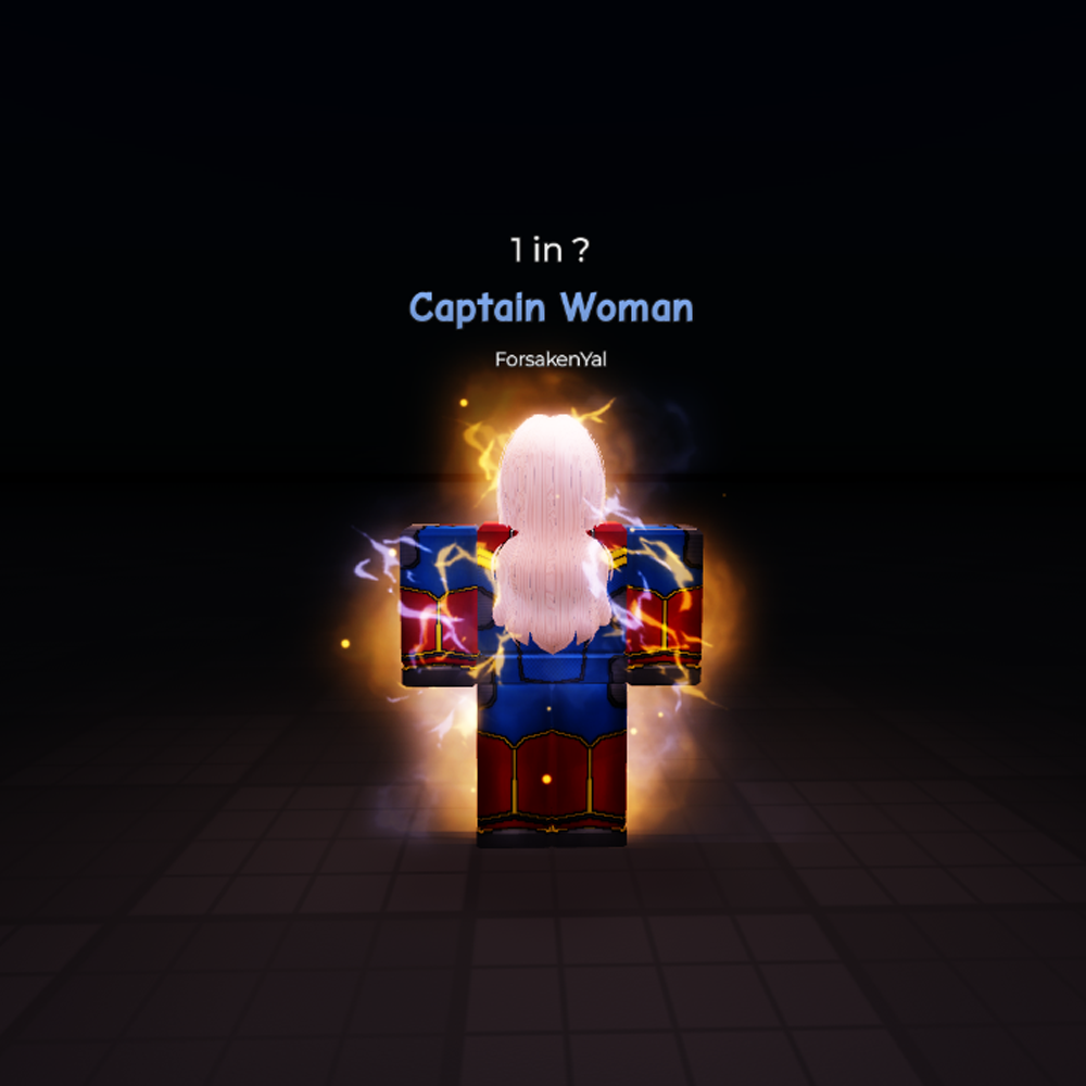 Roblox Captain Woman – Costume Aura (RNG game assets) – Clearly Development