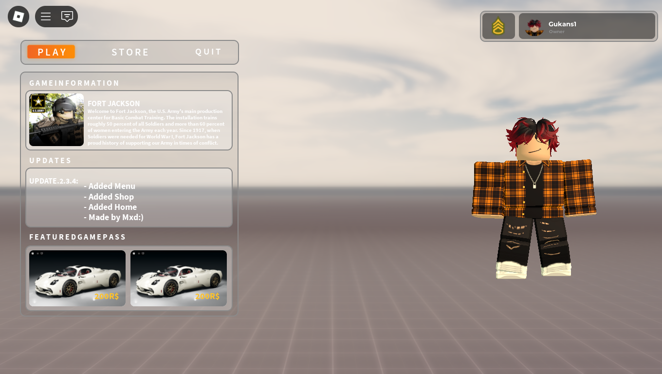 Main Menu System – Clearly Development