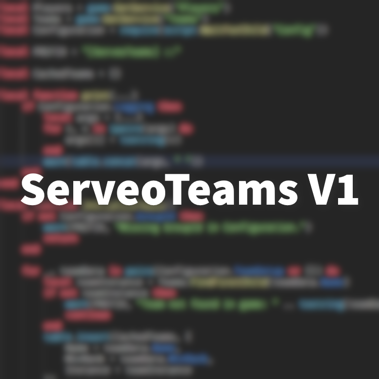 ServeoTeams V1 – Roblox Group Team Assignment & Auto Tool System with ...